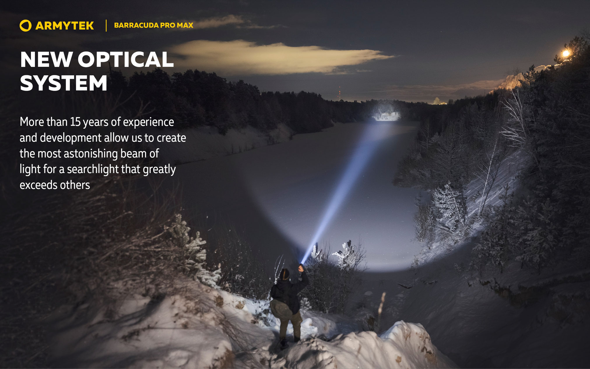 Armytek Barracuda Pro Max Rechargeable Searchlight -2800 Lumens White ...